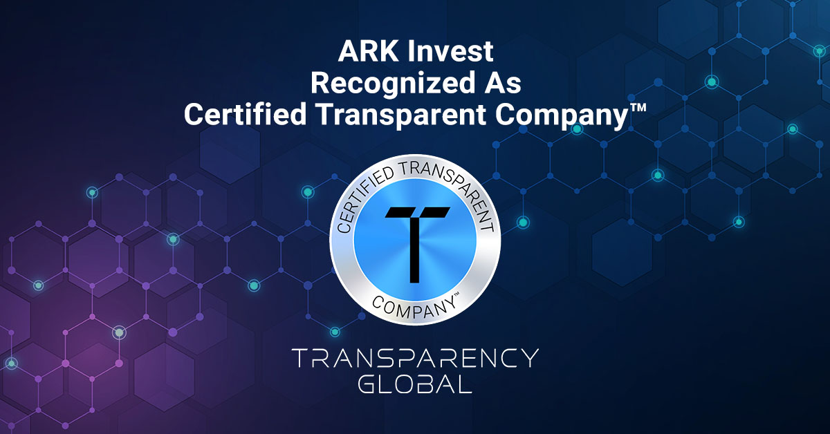 Transparency Global | ARK is a Certified Transparent Company
